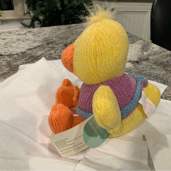 Russ Berrie | Toys | Russ Berrie Tootles Yellow Knit Duck Chick Easter ...
